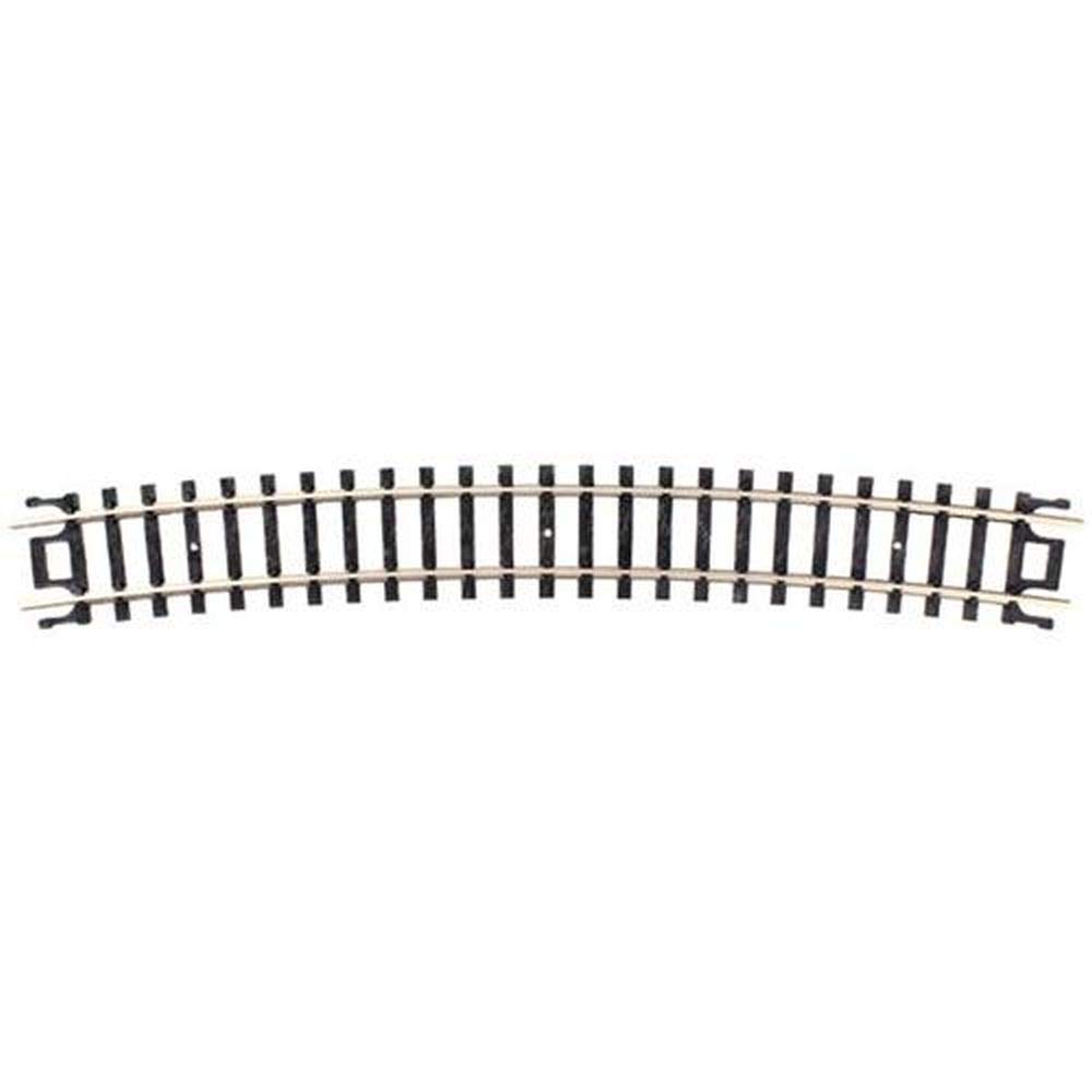 N Code 80 Nickel Silver 19" Radius Snap-Track (6) Atlas Trains