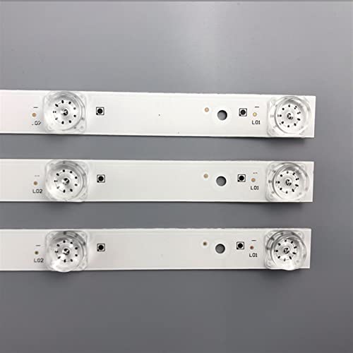 HYRAM L40P1A-F Light Bar TOT-40D2900-3X8-3030C YHA-4C-LB4008-YH07J Total Length 69CM 3 Light Bars Compatible with TCL Light Strip