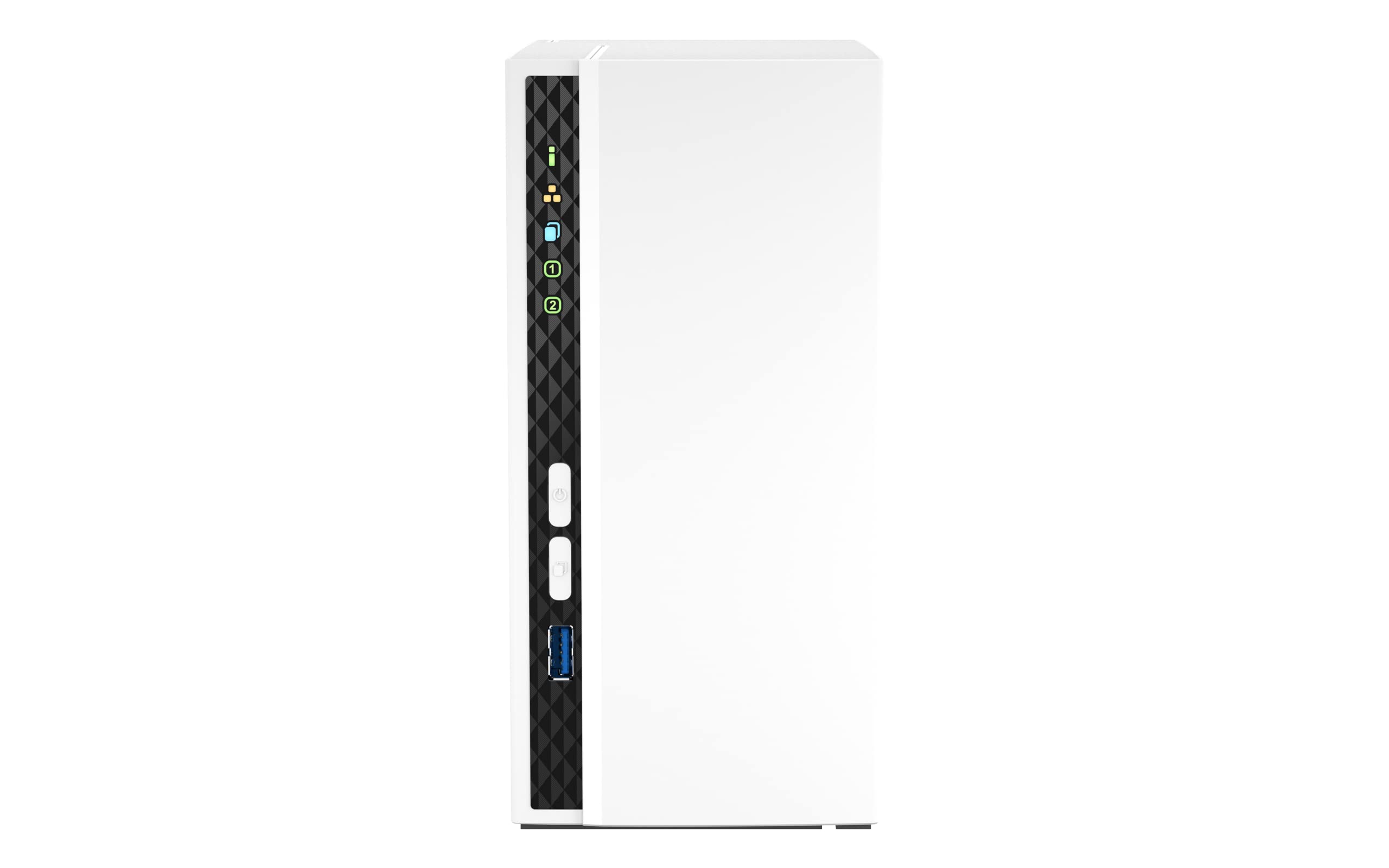 QNAP TS-233-US 2 Bay Affordable Desktop NAS with ARM Cortex-A55 Quad-core Processor and 2 GB RAM, 16TB Bundle with 2X 8TB Seagate IronWolf