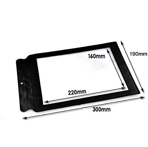 WJINNG Full Page Magnifier for Reading, Magnifying Sheets for Reading 8.5 x 11, 3X, Reading Aid Lens Fresnel for Books Menus Newspapers Improve Elderly Poor Eyesight for The Elderly Gift