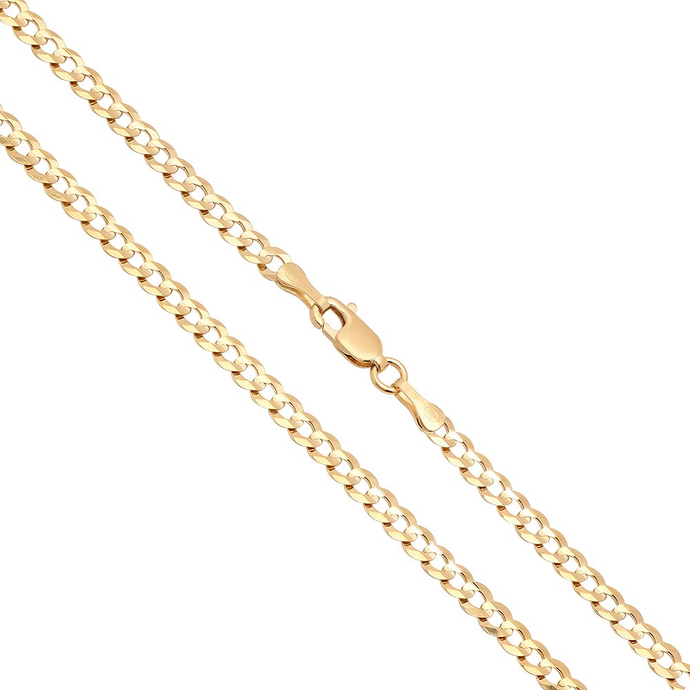 JOULE SHOP 10K Gold Chains - REAL Solid Yellow Gold Chain Necklace 3mm Cuban Curb Link for Women and Men
