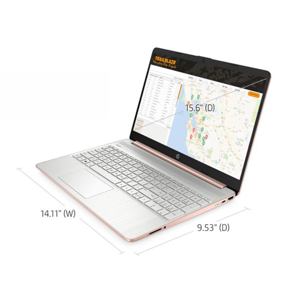 HP 15.6" FHD Laptop Computer, AMD Ryzen 5-5500U Processor(Beats i7-1065G7), 16GB RAM, 512GB PCIe SSD, AMD Radeon Graphics, HD Webcam, HDMI, Bluetooth, Wi-fi, Win10, Gold, 32GB USB Card (Renewed)