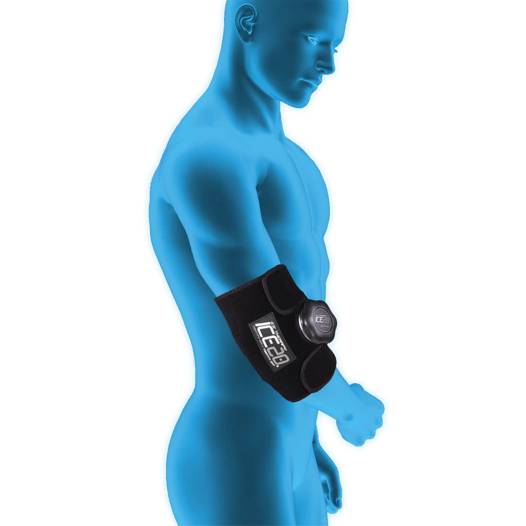 ICE 20 Elbow Small Knee Bag Packs Real Neoprene Therapy Compression Latex Wrap