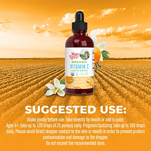 MaryRuth's Elderberry Syrup + Vitamin C Liquid Drops Bundle, 2-Pack Immune Support Liquid Supplements, Vegan, Non-GMO, USDA Organic