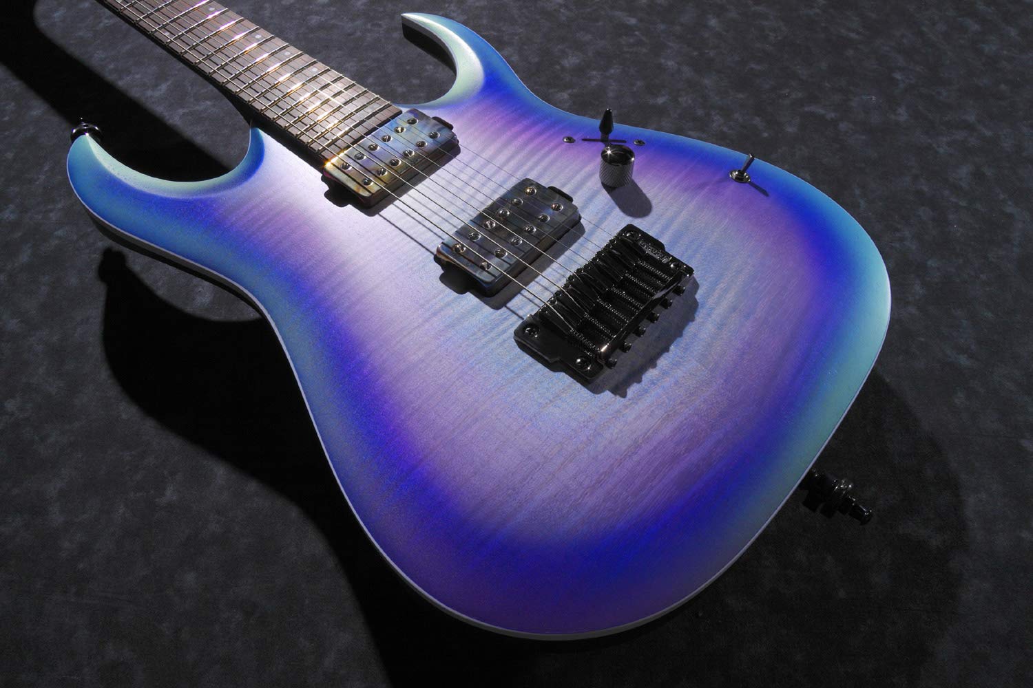 Ibanez RGA61AL RGA Axion Label Indigo Aurora Burst Flat w/Bare Knuckle Aftermath