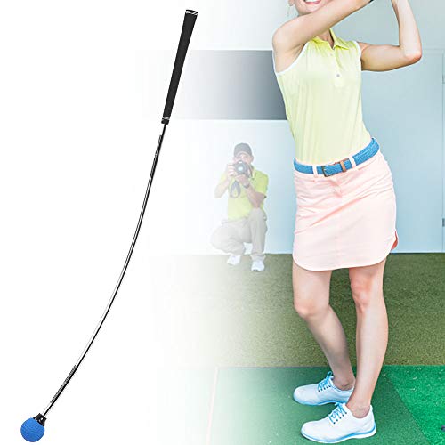 Keenso 1 Pcs A363 Golf Swing Trainer Blue Golf Curves Swing Practice Stick Rubber Trainer Sports Training Equipments Golf