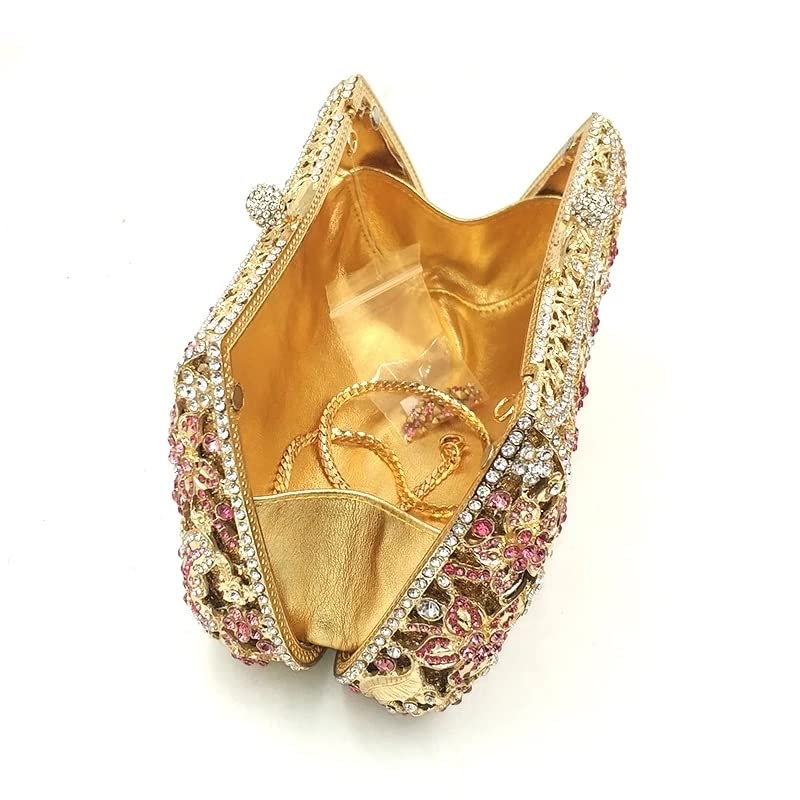 MJWDP Clutches Women Evening Party Bag Crystal Purses Crystal Clutches Bridal Wedding Party Small Purses