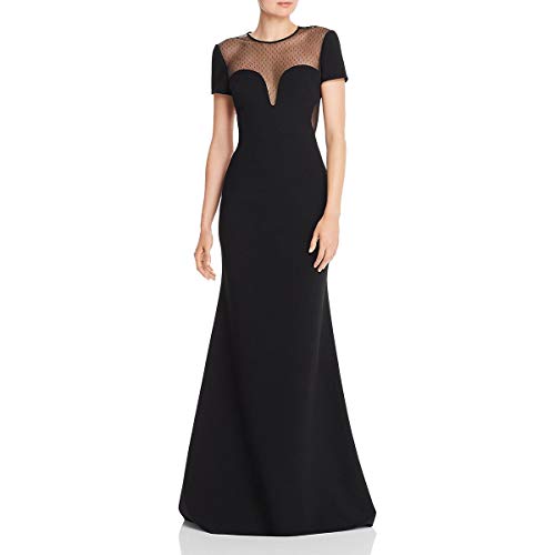 Jill Jill Stuart Women's Sweetheart Neck Bodycon Gown, Black, 12