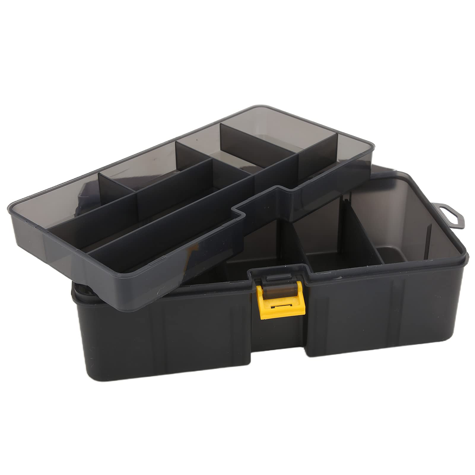 plplaaoo Lure Box, Tackle Boxes,Small Tackle Box Organizer,Double Layer Multifunctional Plastic Fishing Tackle Accessory Box for Storage and Sorting of Fishing Tackle, Easy to classify, Tackle Box