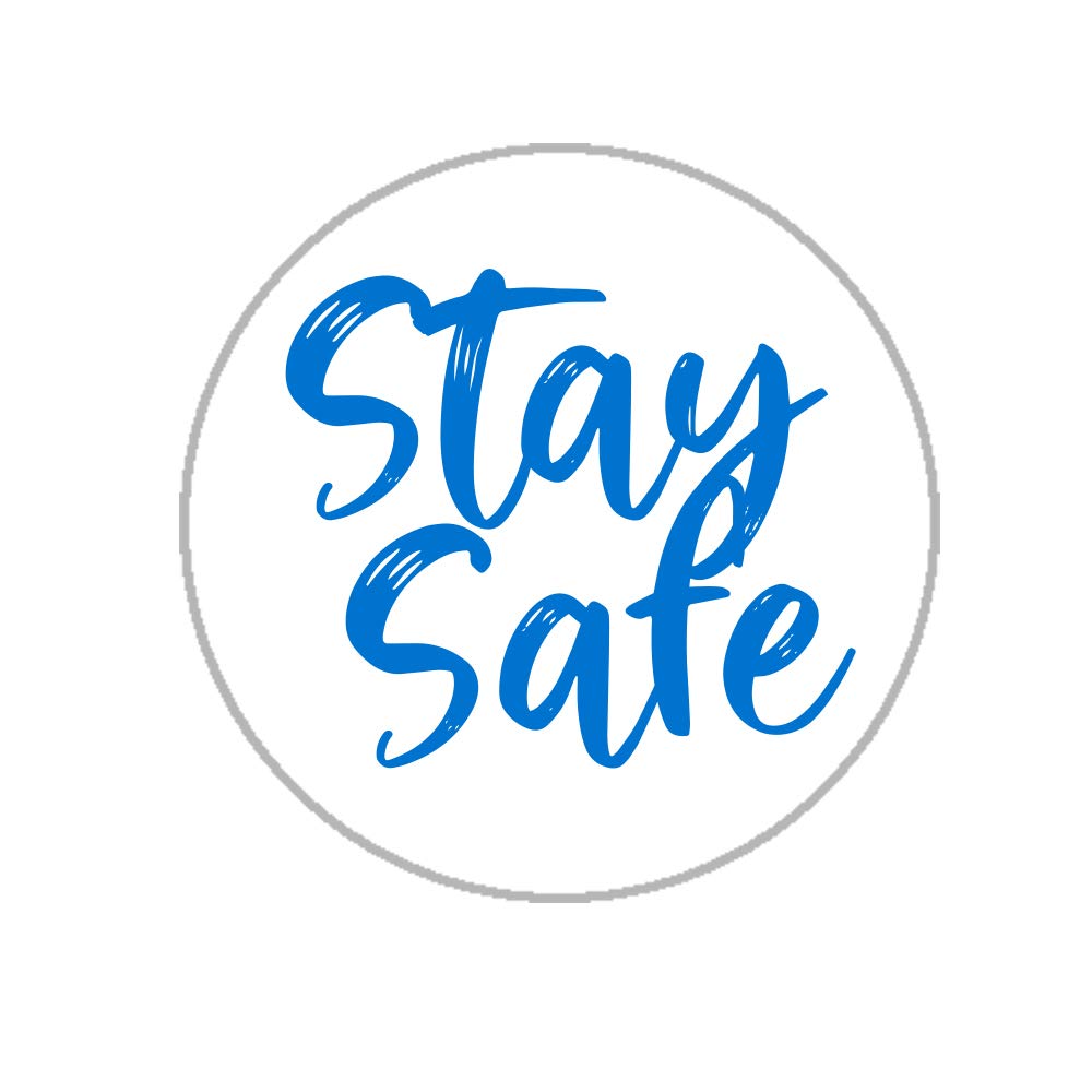 Keep in Touch Envelope Seals & Stickers- 1.2" Hello, Miss You, Stay Safe Stickers - 144 Stickers (Variety)