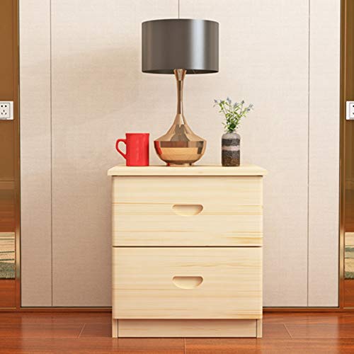SJYDQ Simple Bedside Table All Solid Wood Simple Bedroom Storage Cabinet, Bedside Storage Bedside Table