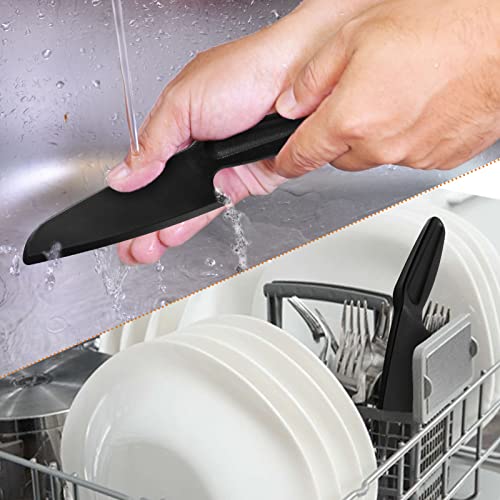 Professional Nylon Knife for Nonstick Pans, Kitchen Knife Safe for Kids, Nonstick Knife Heat-resistant Best for Cutting Brownies, Cakes, Bread, Lasagna, Cheese, Pizza, Pie etc.