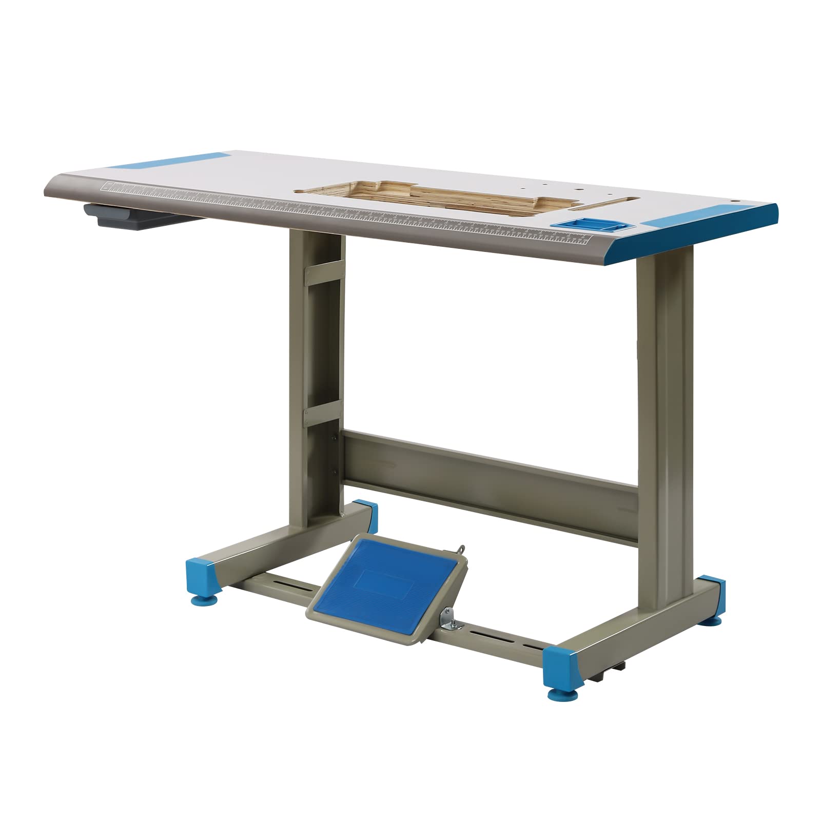 Industrial Sewing Machine Heavy Duty Sewing Machines with Motor & Graduated Table Stand Stitch Distance Speed Adjustable Commercial Grade Sewing Machine Whole Set