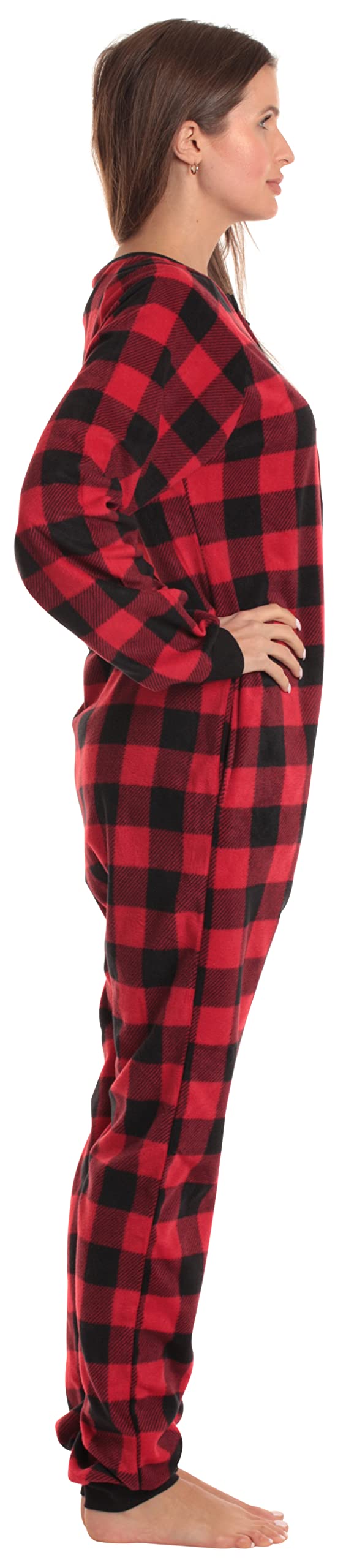 Just Love Printed Flannel Adult Onesie Pajamas 95813-1B-M