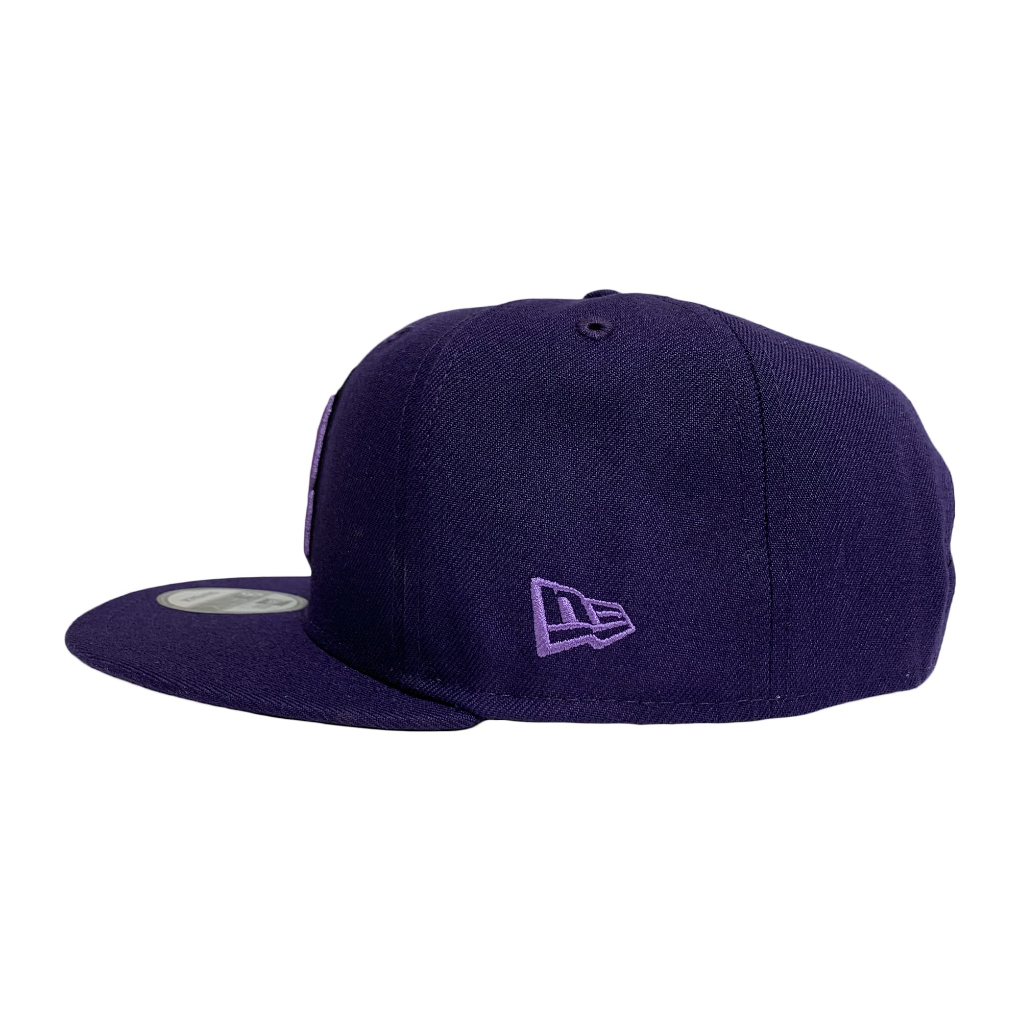 New Era 9FIFTY Transformers Decepticon Logo 80's Cartoon Snapback Hat Cap Purple