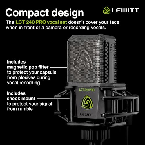LCT-240 Pro Value Pack Microphone Bundle with Shock Mount