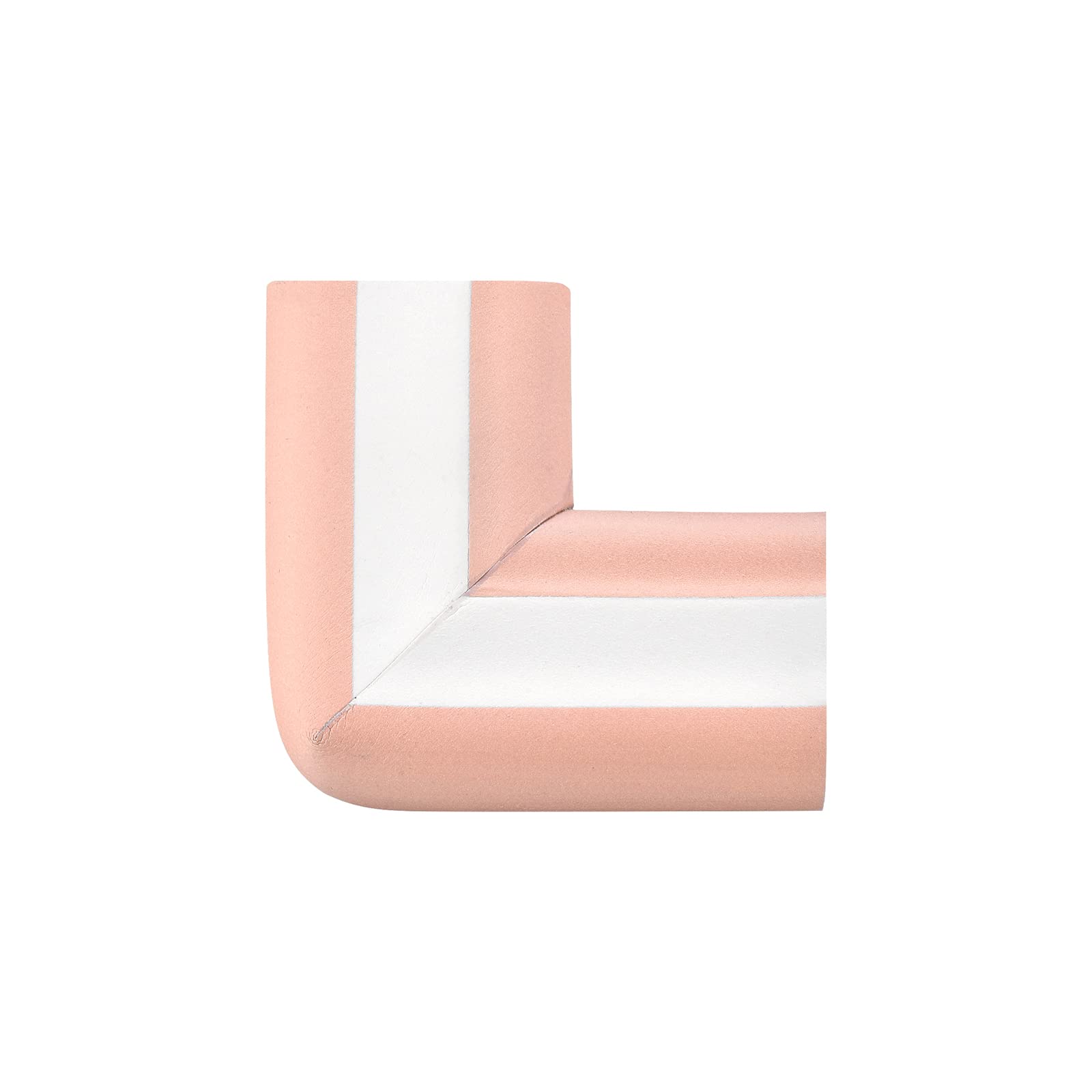 uxcell Corner Guards Edge Protectors, 12Pack Foam Safety Bumper Thicken, 60mm/2.4"(L) for Furniture Corner Table Edge Guard, White Pink
