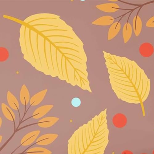 InterestPrint Thanksgiving Maple Leaf Design Gift Wrapping Paper Gift Paper for Birthday, Holiday, Graduation 1 Piece