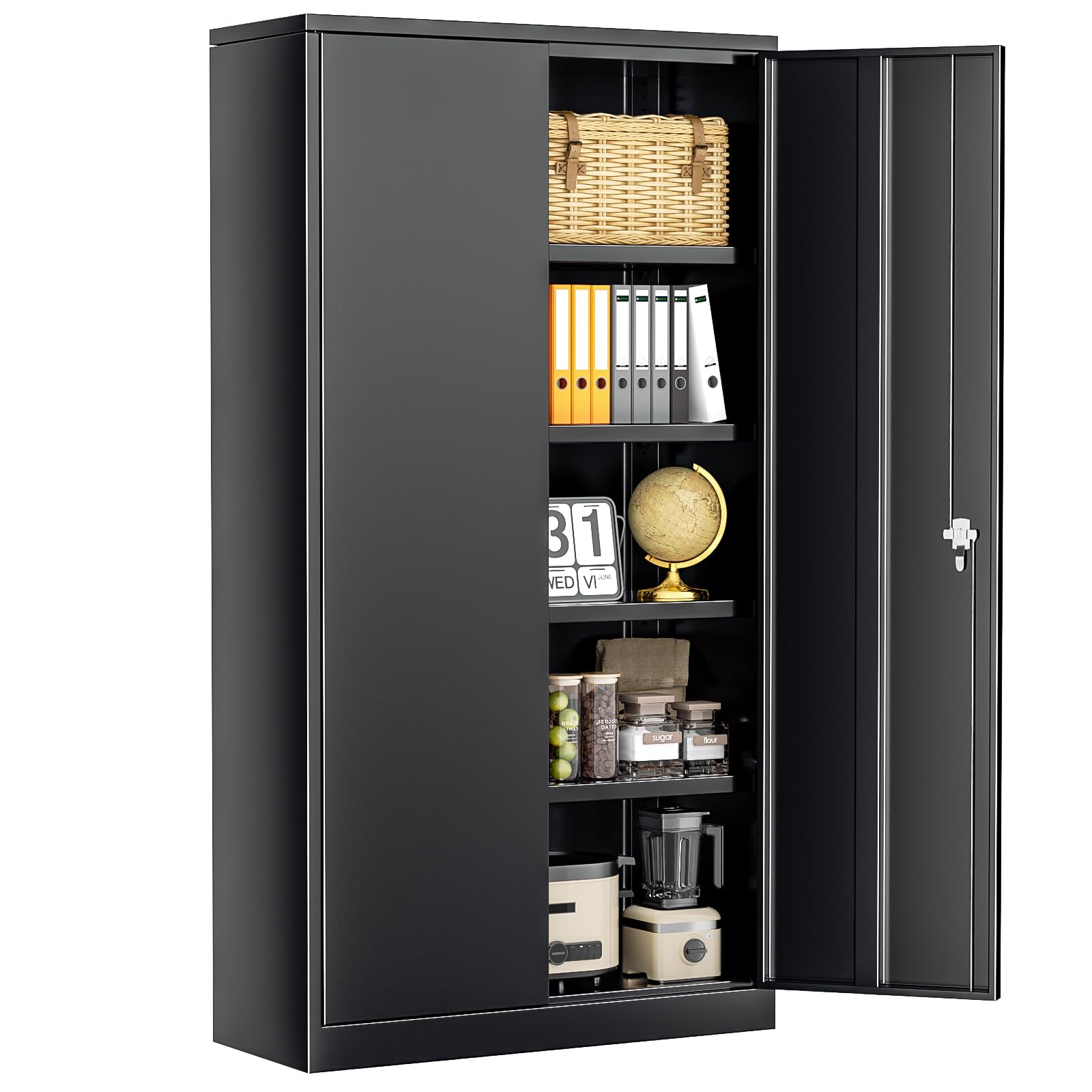 INTERGREAT Metal Locker for Bedroom,Steel Storage Lockers for Toys,Clothes