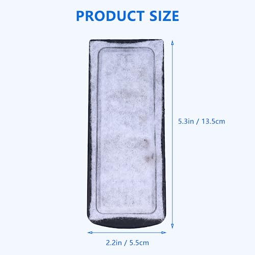 Watris Veiyi Fish Tank Filter Cartridge, 6Pcs Aquarium Filter Cotton Replacement, Wall Mounted Filter Accessory Cartridge Carbon Supplies