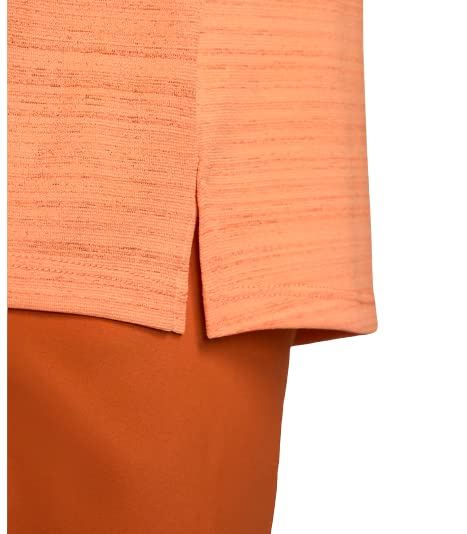 Nike Men's Dri-FIT Miler Short-Sleeve Running Top (as1, Alpha, l, Regular, Regular, Orange Trance, Large)
