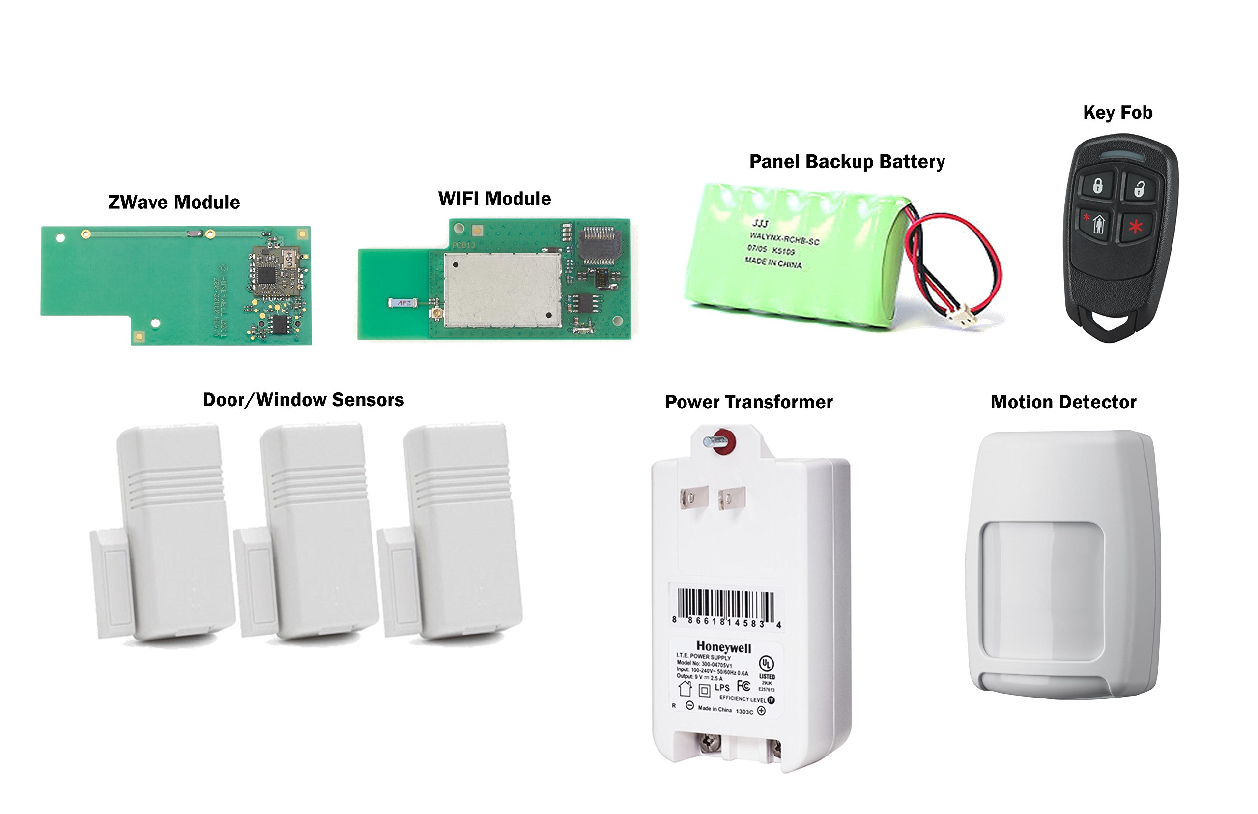 Honeywell Lynx Touch L7000 Wireless Residential/Commercial Security Alarm Kit with Wifi and Zwave Module