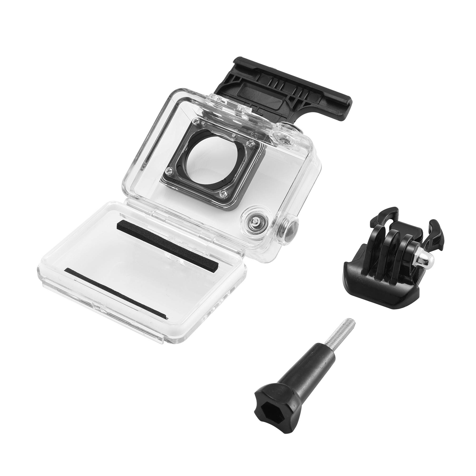 Kitmose Waterproof Case Protective Housing for 4, 3+, 3 Outside Sport Camera for Underwater Photography - Water Resistant up to 147ft (45m)