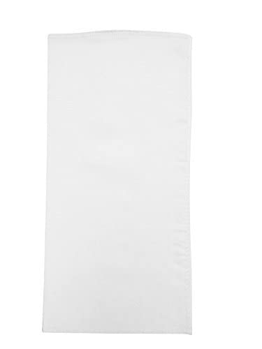 Imperial Men's Fine Handkerchiefs Permanent Press White Pack of 13 Hankies 65% Polyester 35% Cotton