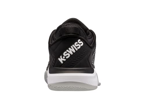 K-Swiss Women's Hypercourt Supreme Tennis Shoe, Black/White/Highrise, 10 M