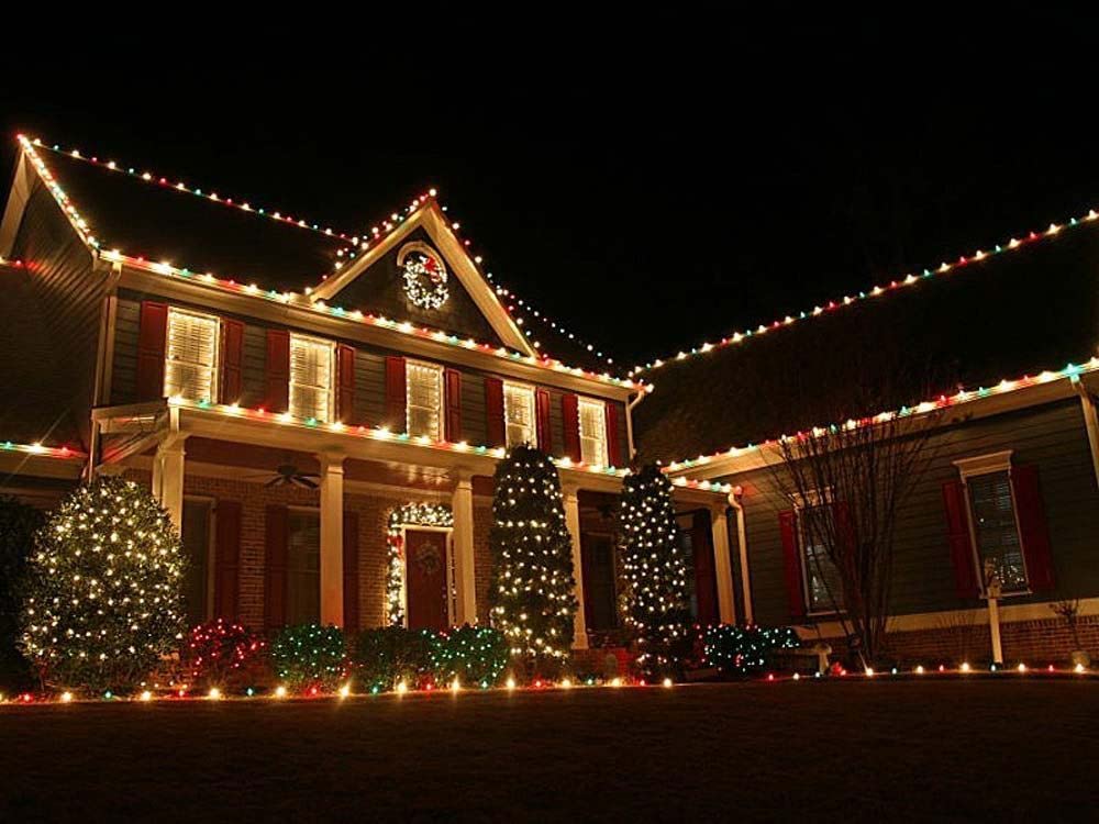 Novelty Lights 25 Pack C9 LED Ceramic Outdoor Patio Party Christmas Replacement Bulbs, Multi, 3 LED's Per Bulb, Plastic, Energy Efficient