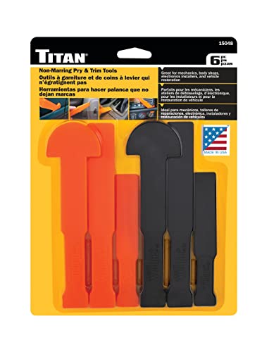 Titan Tools 15048 6-Piece Multi-Wedge Pry Tool Set