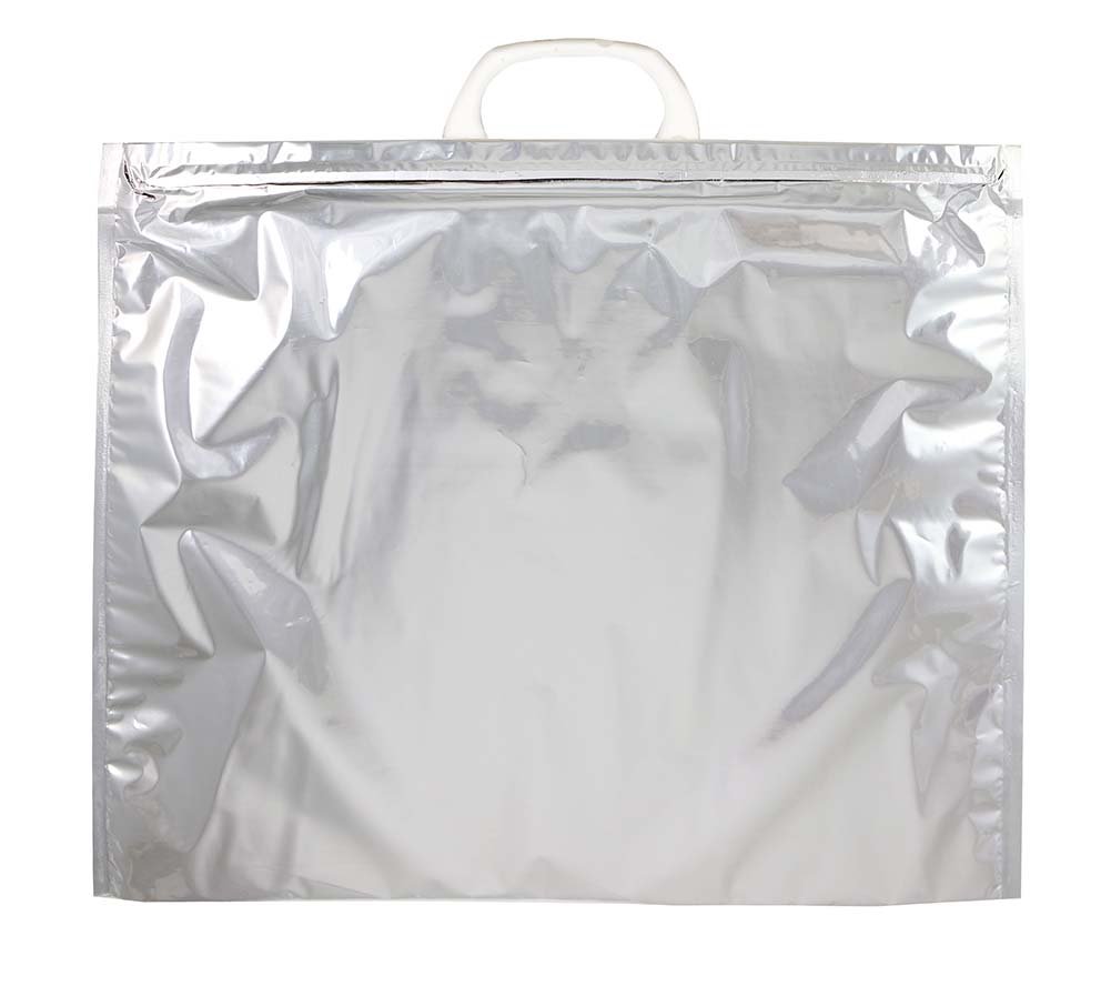 Jay Bags Blank Reusable Insulated Food Bag, Small, Silver