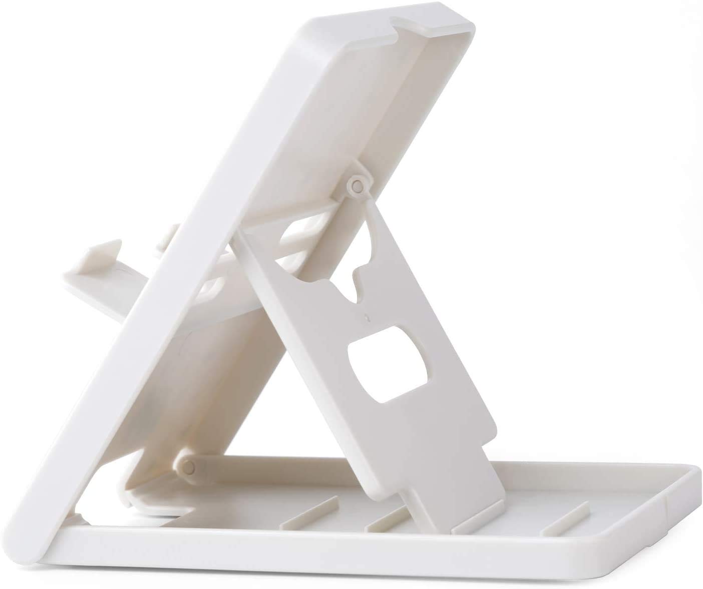 LightPro Switch Stand Animal Crossing Playstand for Nintendo Switch and Switch Lite, Foldable, Adjustable, Radiating(White)