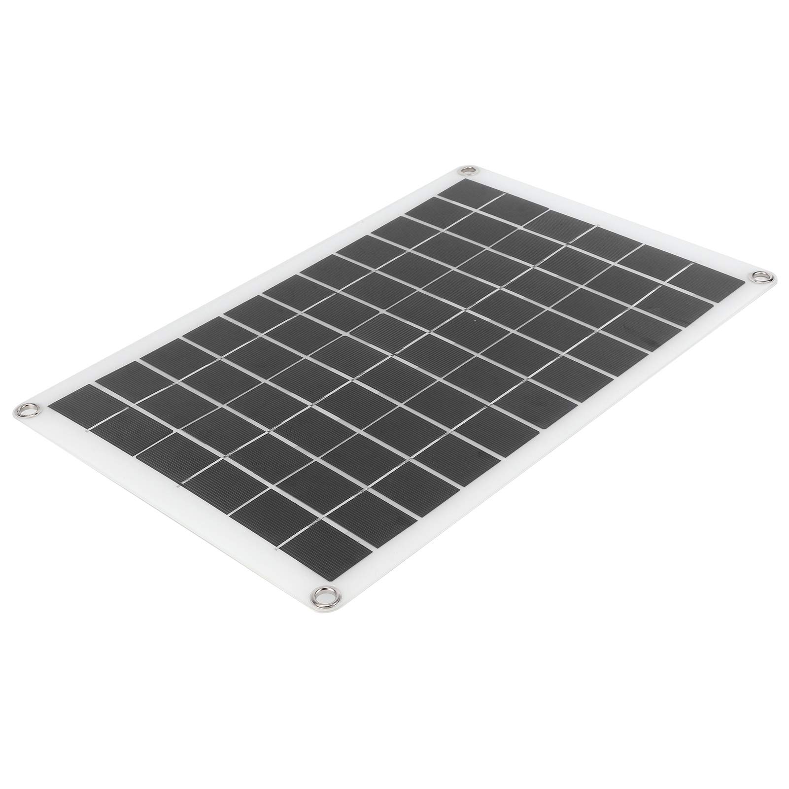 POCREATION Monocrystalline Solar Panel, IP65 Waterproof Portable Solar Cell Panel 100W Monocrystalline 12 24V USB Output for Car Trailers Yacht