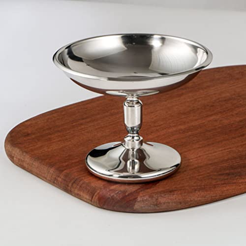 YARNOW Appetizer Plates s Stainless Steel Serving Dessert Bowls Trifle Bowl Footed Yogurt Bowl Sauce Bowls Snack Candy Cups for Salad Fruit Pudding