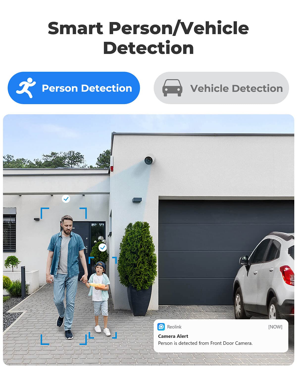 REOLINK 4K Security Camera System, 8pcs H.265 PoE Security Cameras Wired with Person/Vehicle Detection, Two-Way Talk, Spotlights, 8MP 16CH NVR with 3TB HDD for 24-7 Recording, RLK16-812B8-A (Renewed)
