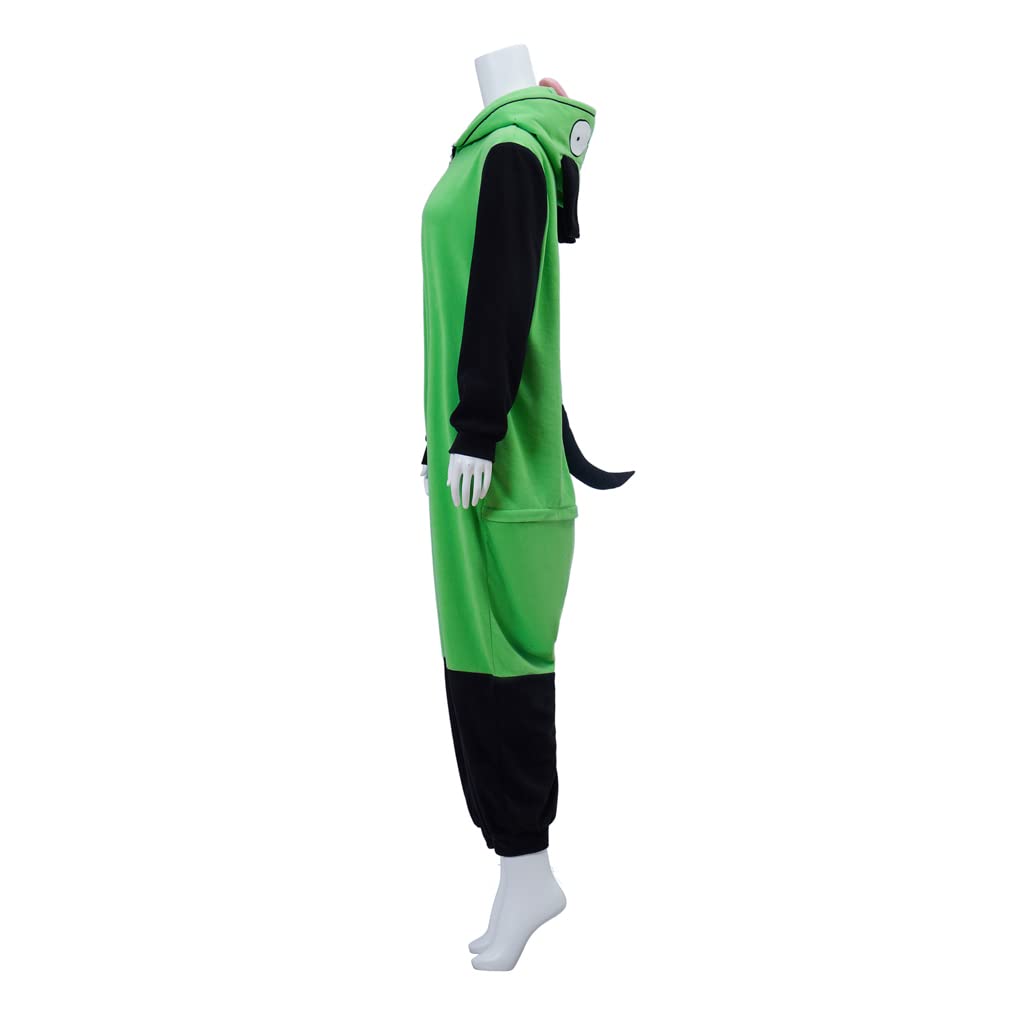 Invader Cosplay Zim Costume Gir Onesie Pajamas Animal Sleepwear (as1, alpha, m, regular, regular, Jack Skellington)