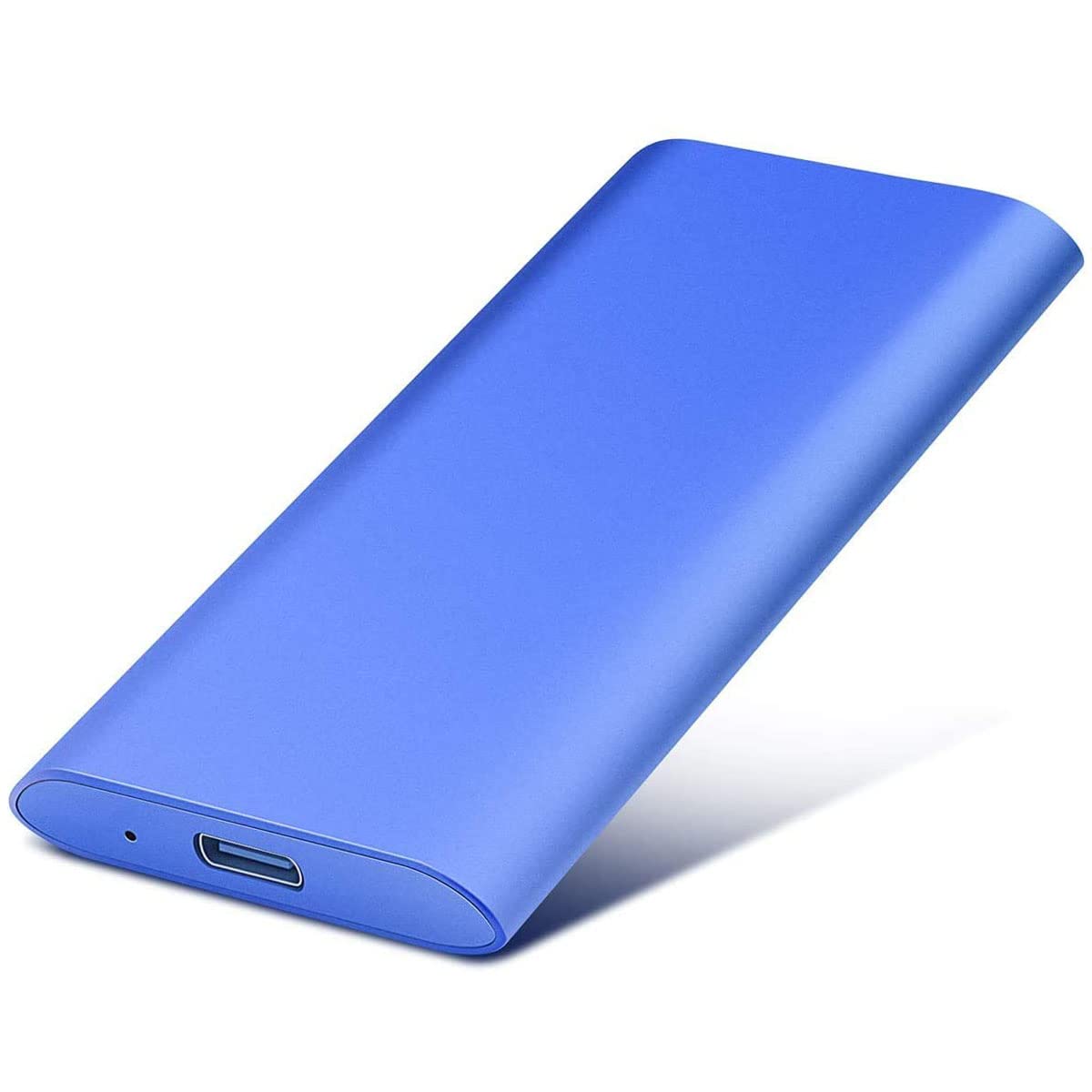 POENOWNE External Solid State Drive 2000GB high Speed USB 3.1 Type-C Protable External SSD Protable Hard Drive External SSD Compatible with PC, Laptop, Desktop and Mac (Blue)