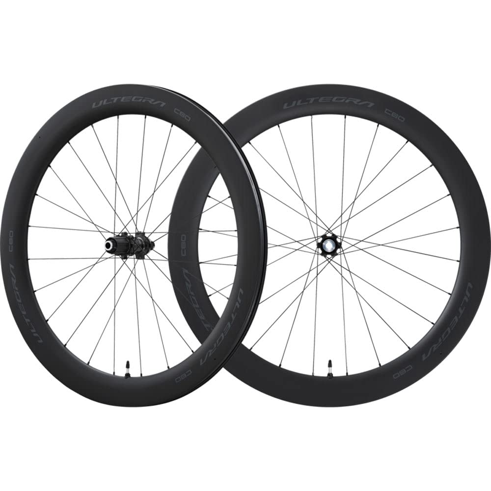 SHIMANO ULTEGRA WHEELSET R8170-C60-TL 11/12-SPEED CL DISC 24H BLACK