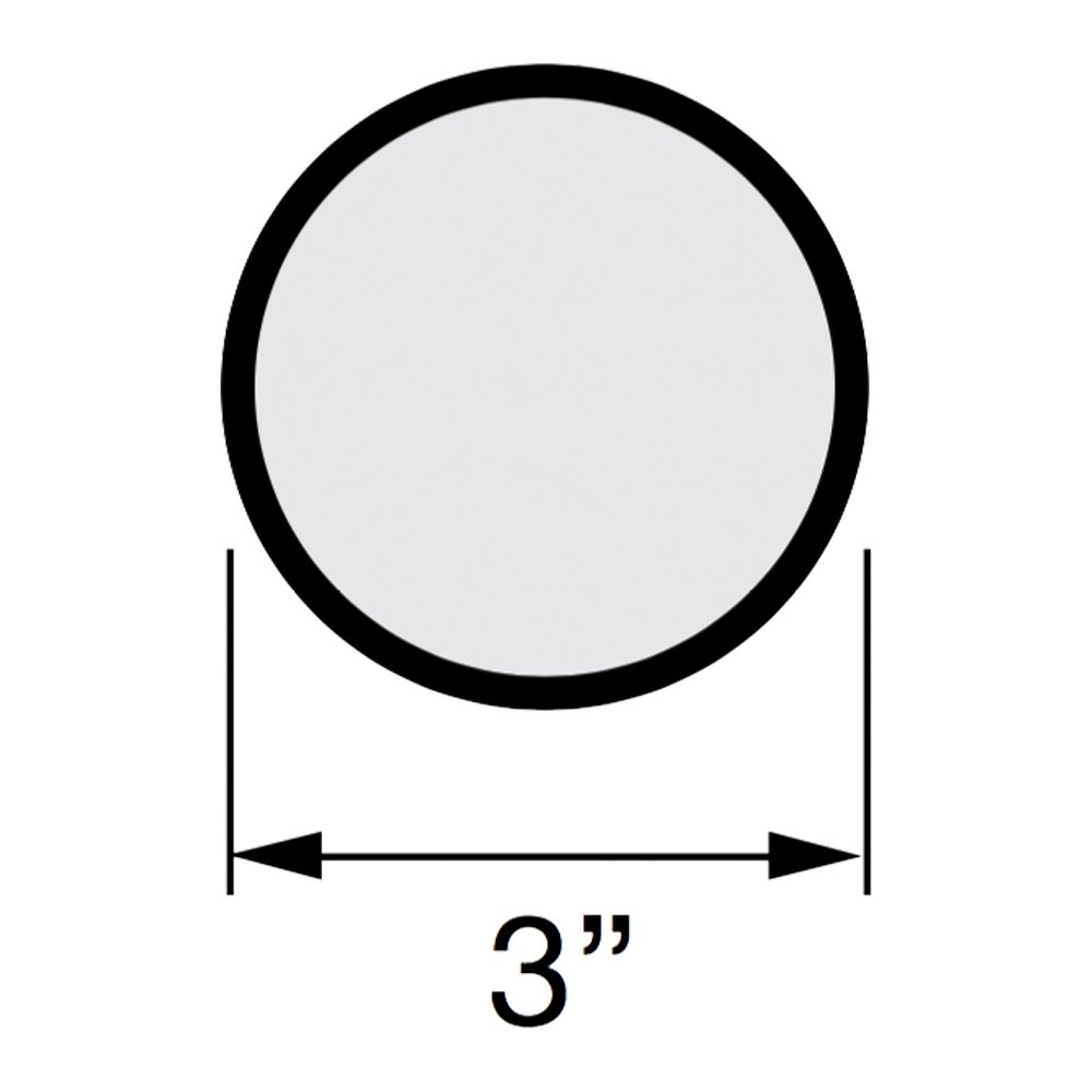 INCOM Manufacturing: Workplace Marker 3" Circle, Orange (Pack of 25)