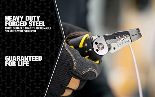 Southwire - 65028140 Tools & Equipment S816SOLHD Forged Wire Stripper: Strips 8-16 AWG SOL And 10-18 AWG STR, Shears 6-32 & 8-32 Bolts, Linesman Head; Heavy Duty Forged Steel.