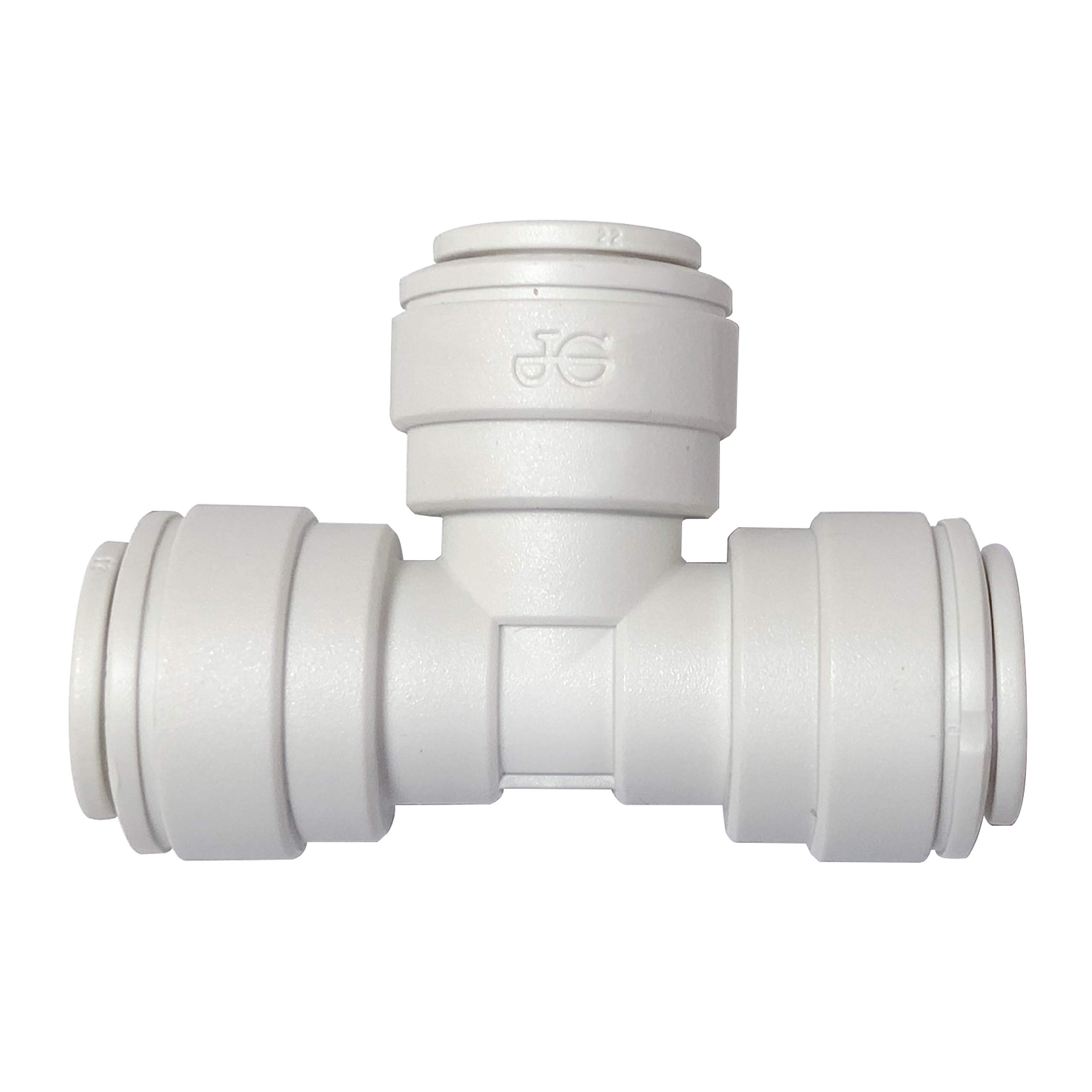 John Guest Union Tee 3/8" Tube OD Polypropylene White (PP0212W)