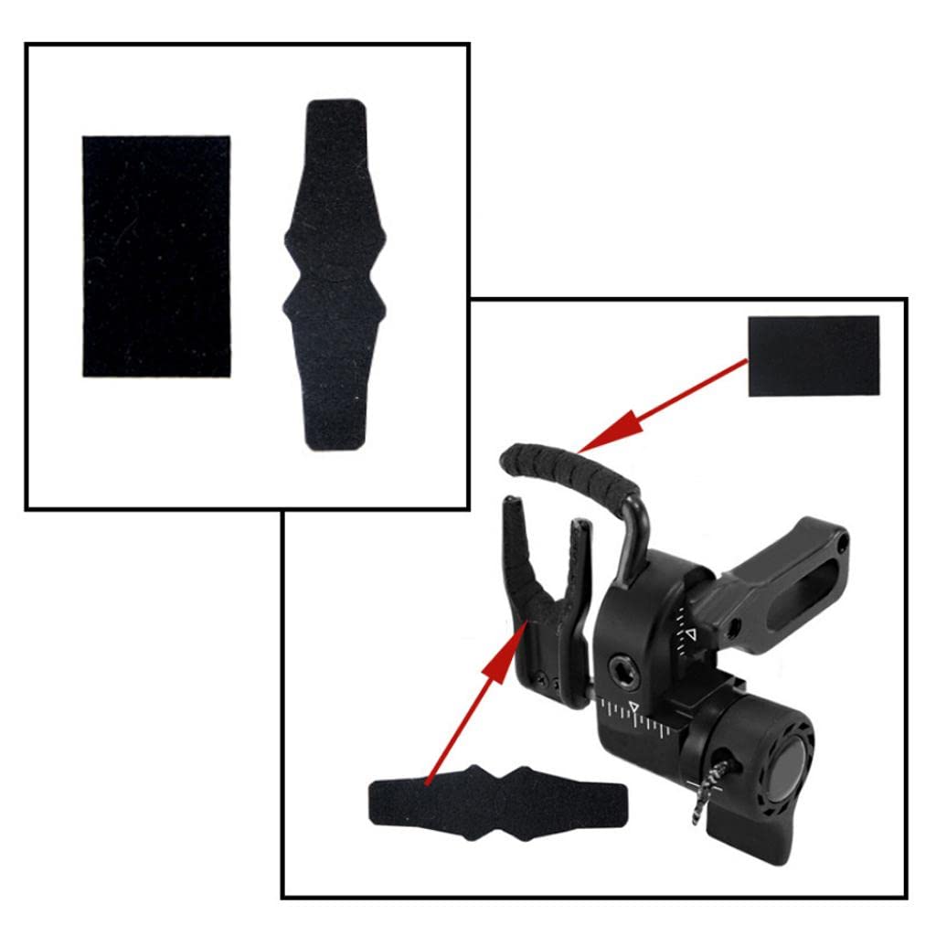 LEIPUPA 1 Set Replacement Felt Kit, Black Universal Drop Away Rest Sticker Tape, Anti-, Abrasion Proof Tool for Accessories