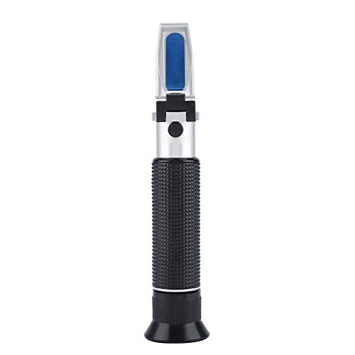 Refractometer,3 in 1 Brix Refractometer Salinometer, Portable Food Sugar Salinity Gravity Meter Tester for Measuring Sugar Content in Fruit, Honey, Maple Syrup and Other Sugary Drink, Refractomet