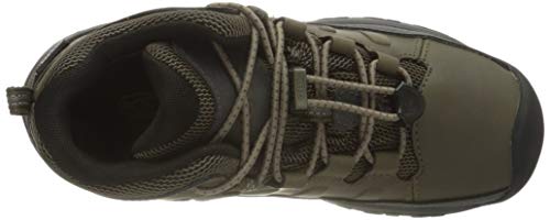 Keen Youth TARGHEE MID WP BOOT, BUNGEE CORD/DARK OLIVE, 5 M US