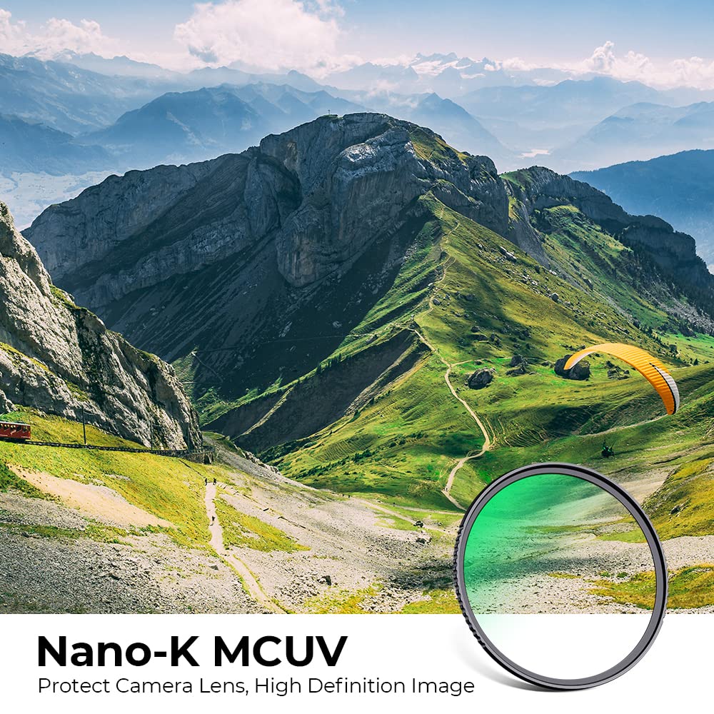 K&F Concept 82mm MC UV Protection Filter Slim Frame with 18-Multi-Layer Coatings for Camera Lens (K-Series)