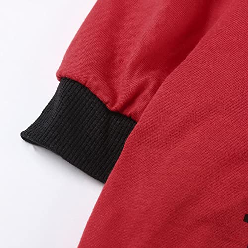 YEZIJIN Cute Christmas Dog Costume, y Winter Christmas Cosplay Clothes Sweaters Outfits Pullover Doggie Sweatshirt Autumn Pet Sweaters (Red, M)