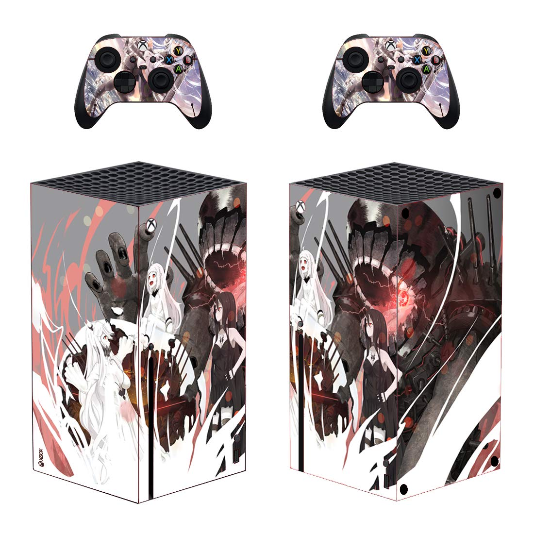 KAJAL MANI Vinyl Skin Sticker Decal Wrap for X-box-One-Series X Console Skin Set 16+ Anime Collection