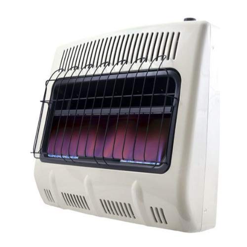 Mr. Heater 30,000 BTU Vent Free Blue Flame Propane Heater with Built-In Blower (1000 Sq. Ft.)