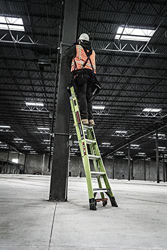 Little Giant Ladder Systems 13908-071 King Kombo 3-in-1 Ladder, 8 Ft, Green